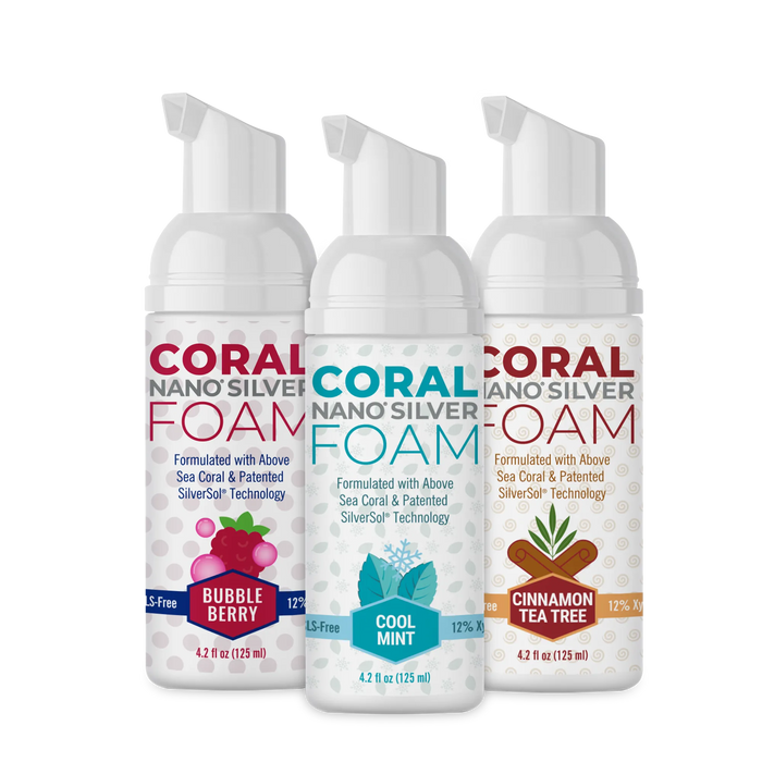 Nano Silver Foaming Toothpaste Flavor Bundle - 125ml – Coral Toothpaste